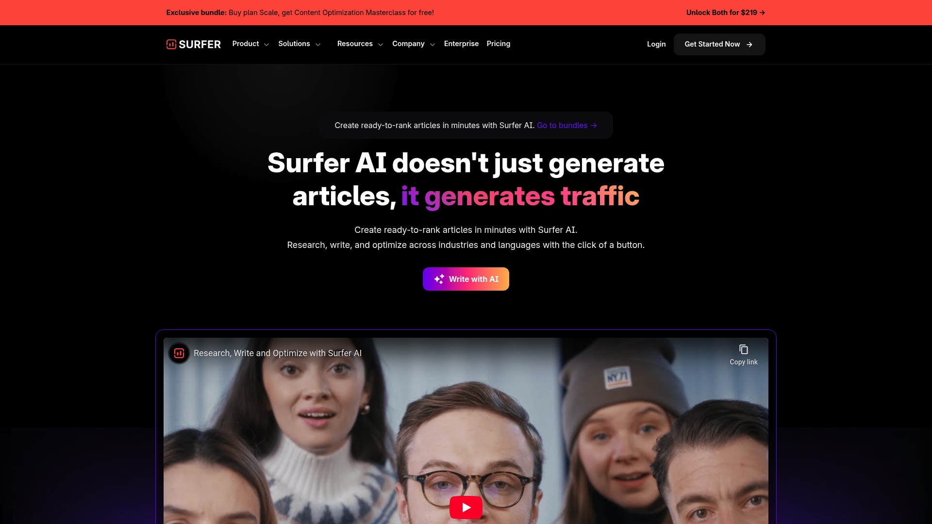 Top 10 Alternatives to Surfer AI in 2025